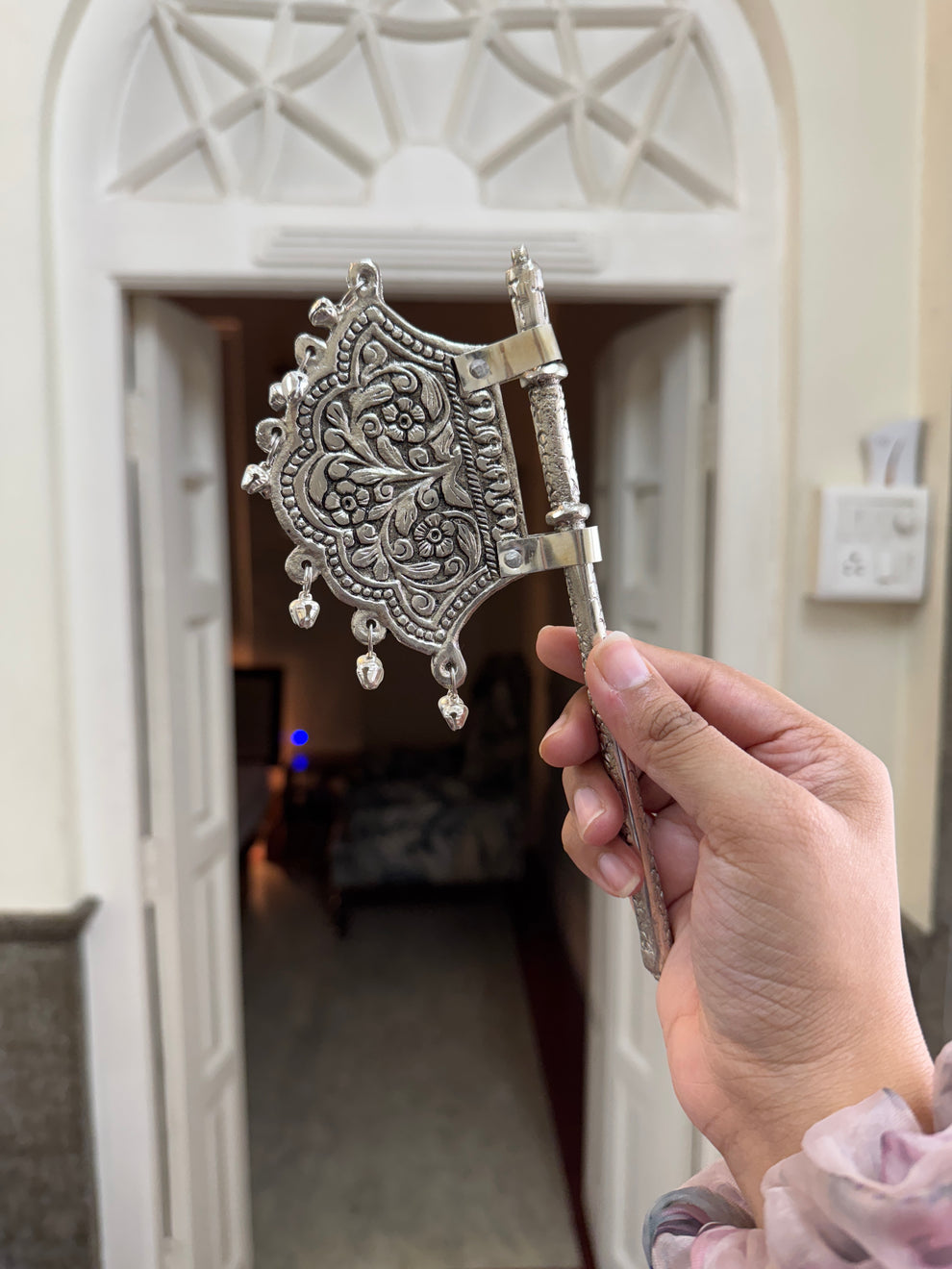 German Silver Pankhi / Pankha – Regalia Ornaments